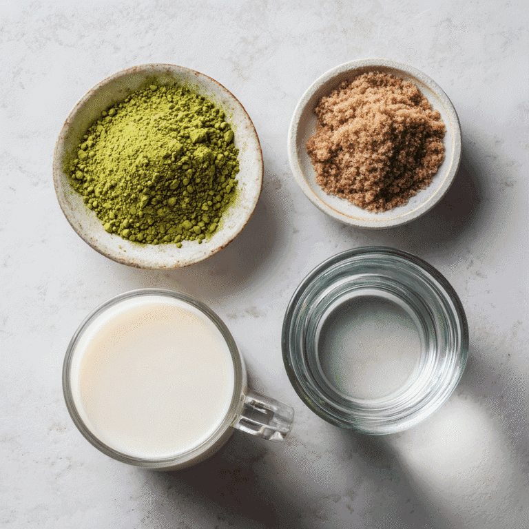 Brown Sugar Matcha Latte – Easy & Creamy Café Style Recipe