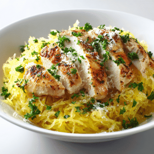 Spaghetti Squash with Chicken – 5 Easy, Healthy Dinner Ideas