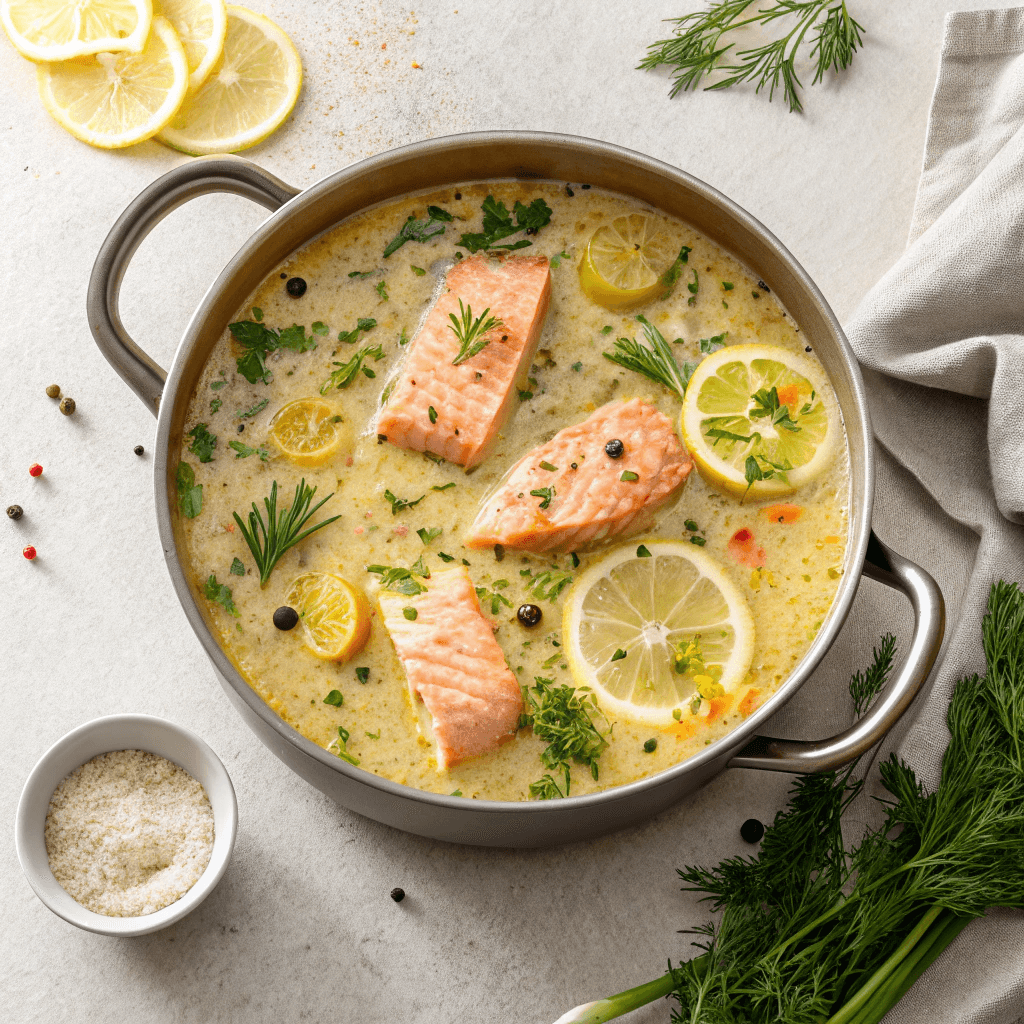 Easy Creamy Finnish Salmon Soup Recipe