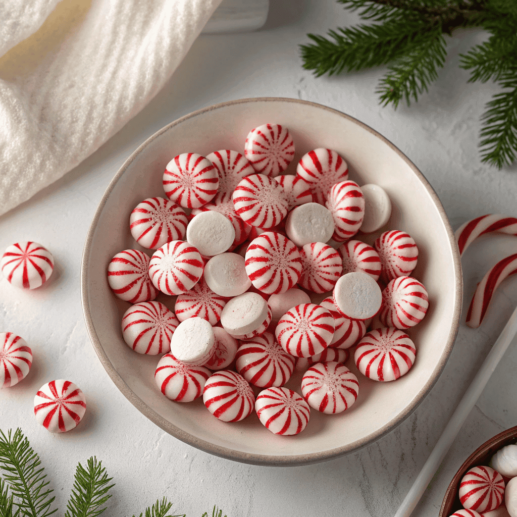 Soft Christmas Peppermints – No-Bake Holiday Candy