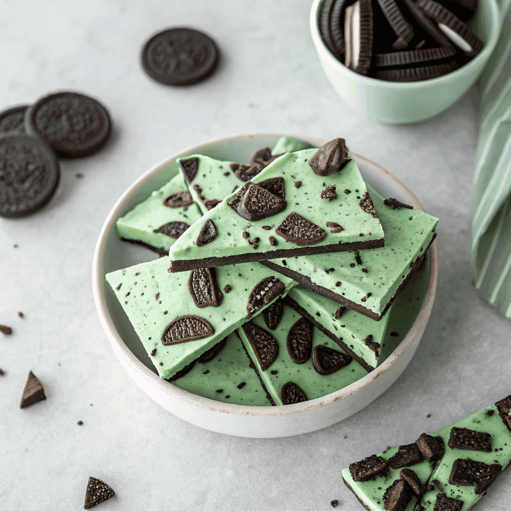 4 Ingredient Mint Oreo Bark – Easy Holiday Treat