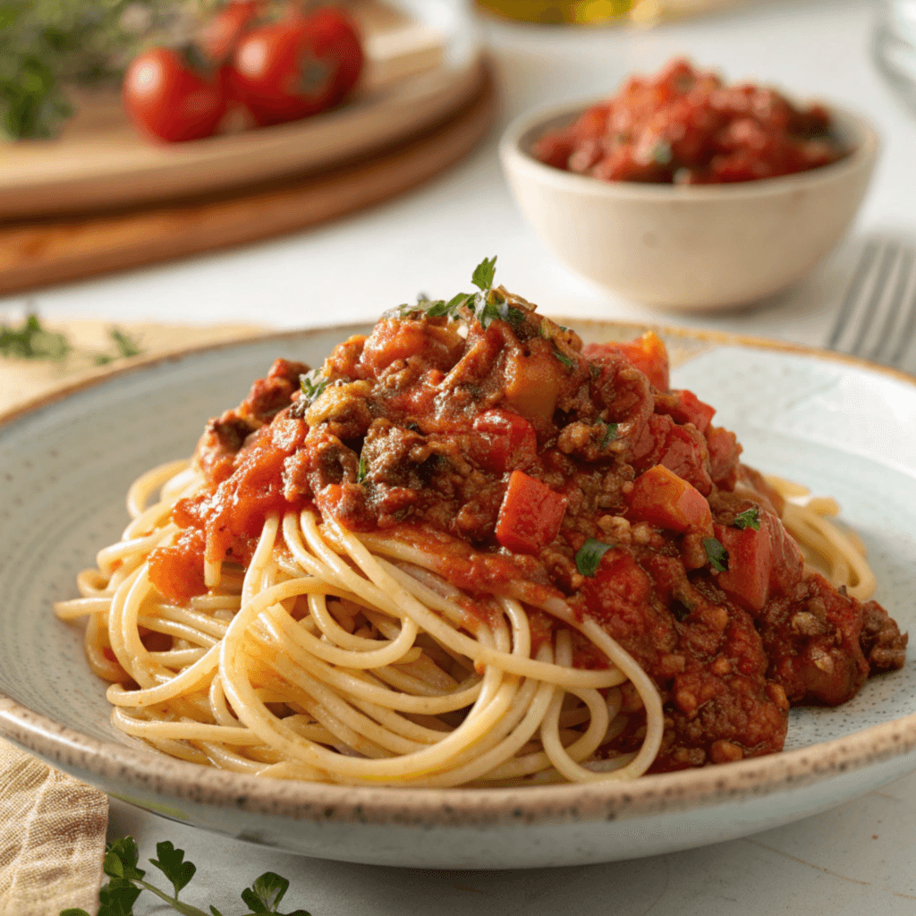 Easy Spaghetti with Meat Sauce – Classic, Hearty Italian Comfort