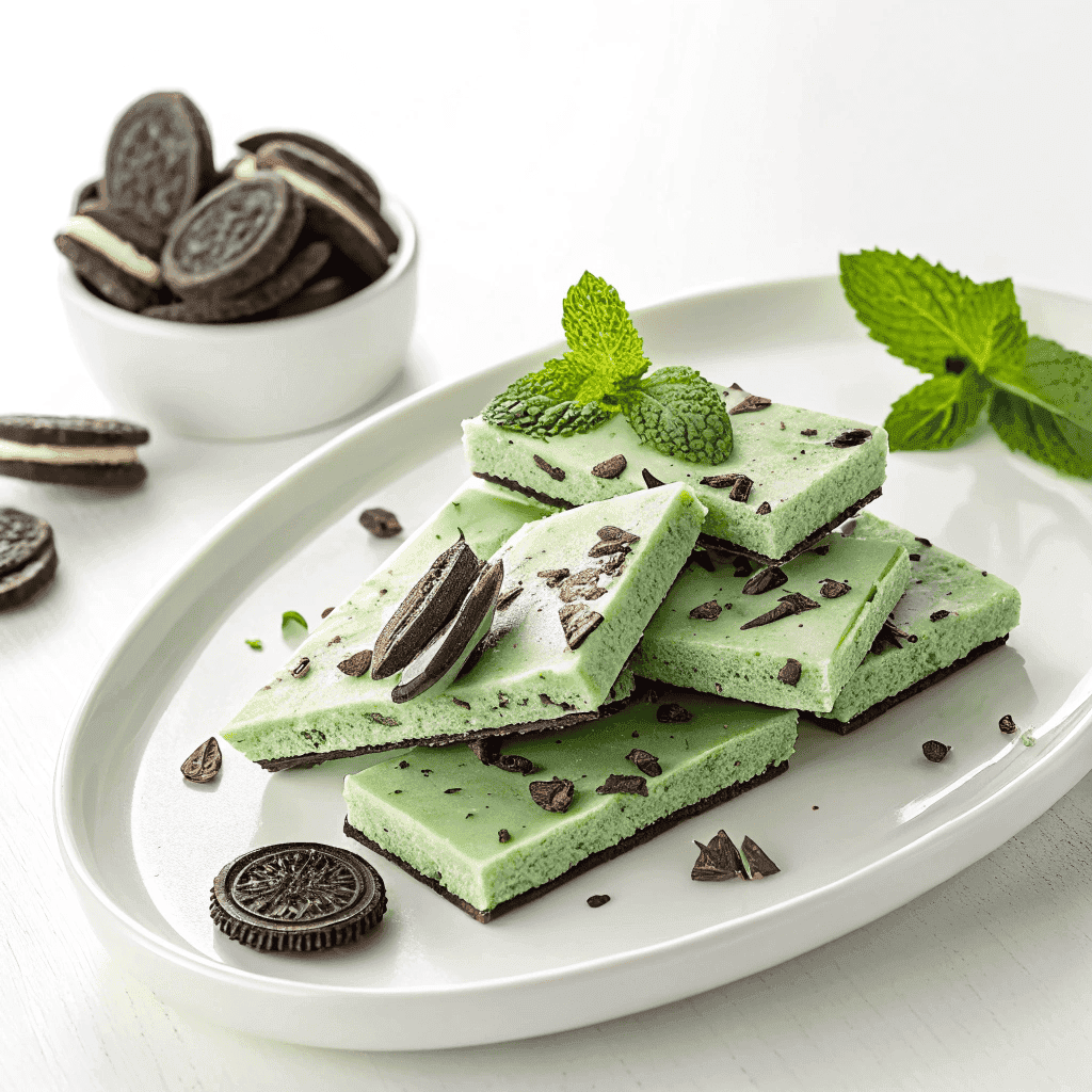 4 Ingredient Mint Oreo Bark – Easy Holiday Treat