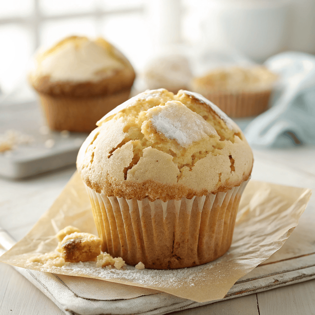 Fluffy Gluten-Free Vanilla Muffins (Easy Bakery Recipe)