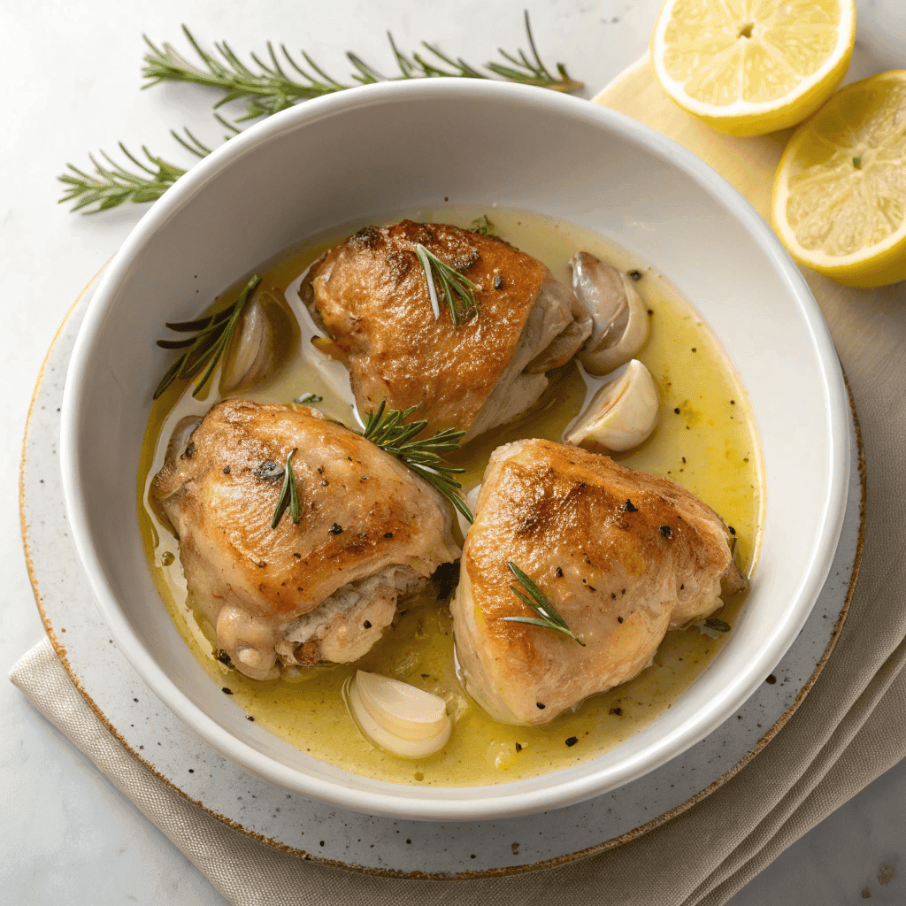 Crockpot Lemon Garlic Chicken – Bright & Tender Flavor